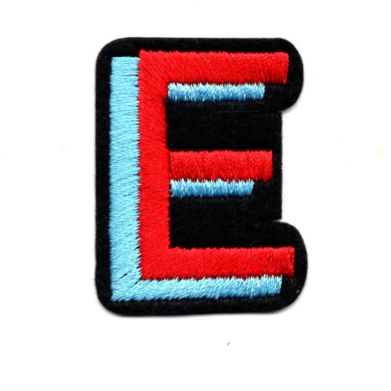Mutiple Color Letters Patch Alphabet Embroidered Applique Colorful ...