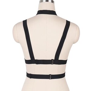Elastic Band Harness Chest Sculpting Body Waist Belt Black Harness ...