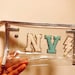 Sticker Colorful Chenille Embroidered Letters Patch Adhesive Letter ...
