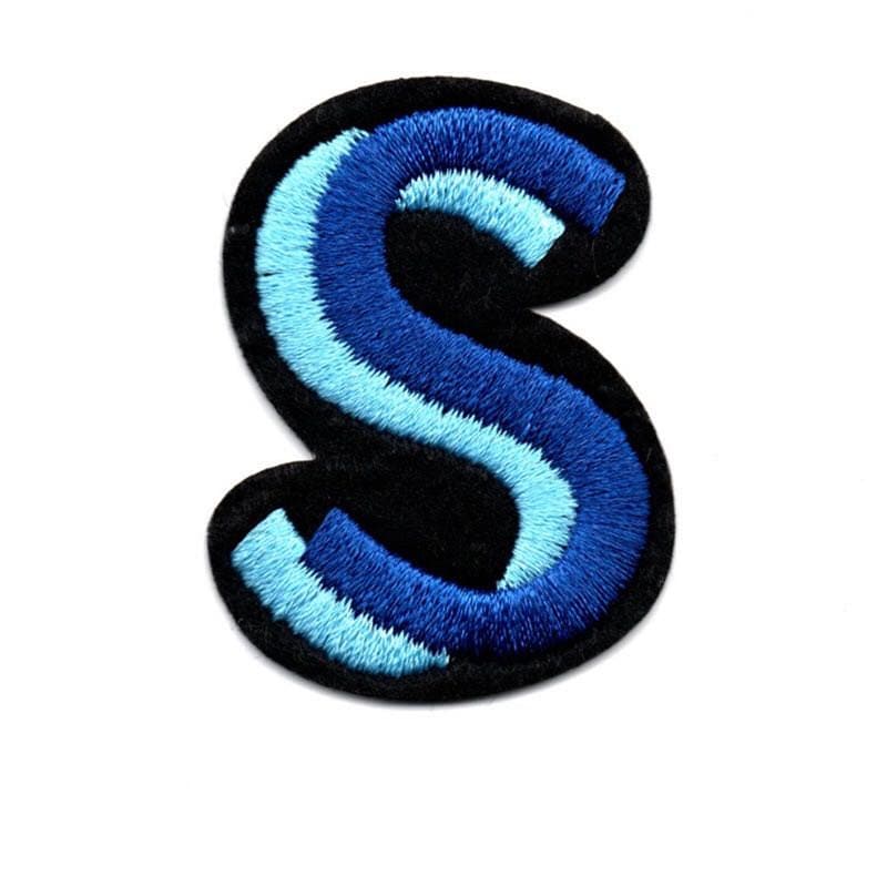 Mutiple Color Letters Patch Alphabet Embroidered Applique Colorful ...