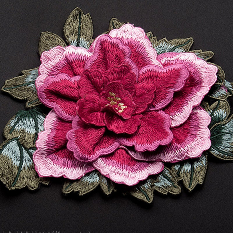 Flower Patches for Clothes - Etsy