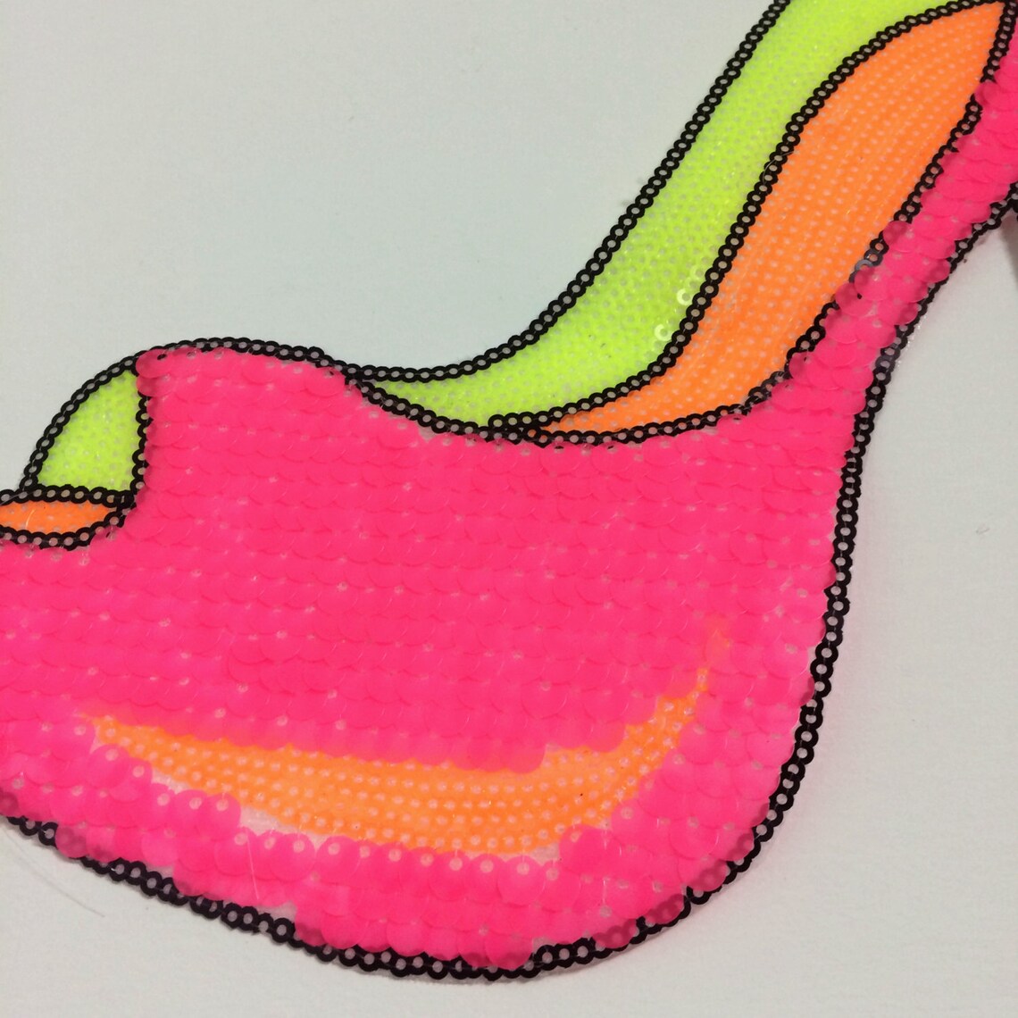 Shoes Paillettes Applique Patch Sequined Applique 18CM22.7CM - Etsy