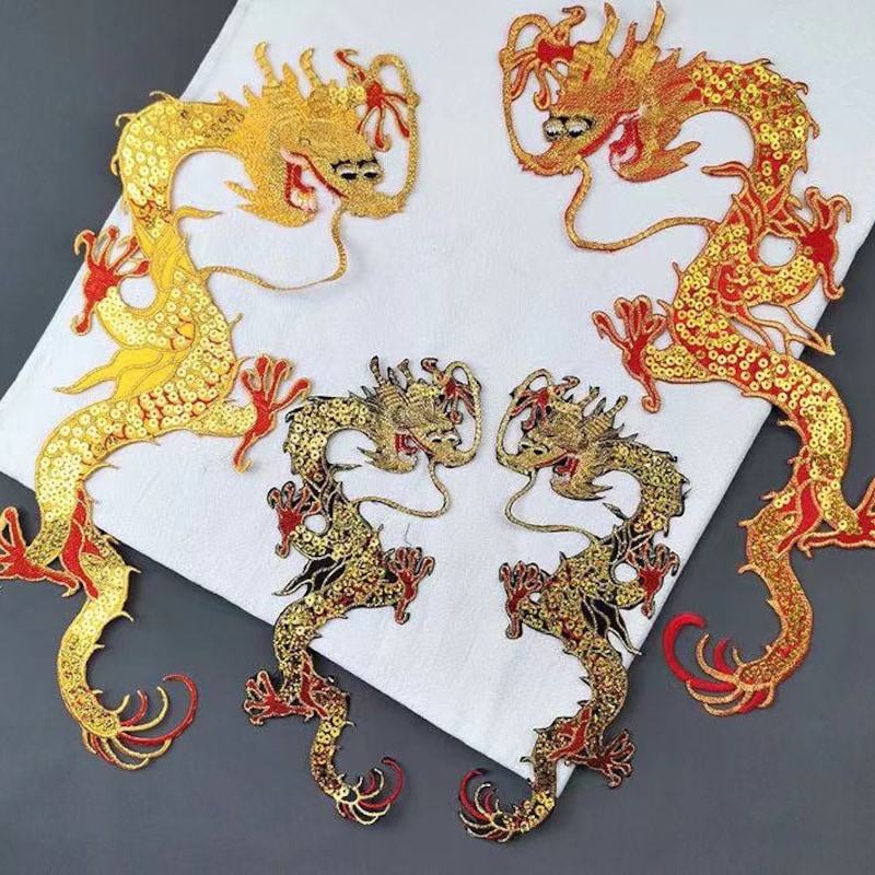 Dragon Applique - Etsy