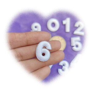 Embroidered Iron on Numbers Applique Patch,iron on Numerals Patch for T ...