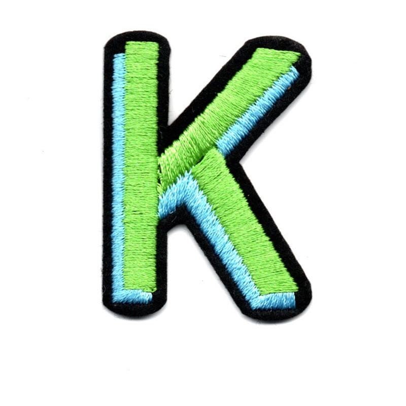 Mutiple Color Letters Patch Alphabet Embroidered Applique Colorful ...