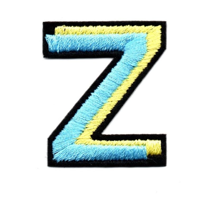 Mutiple Color Letters Patch Alphabet Embroidered Applique Colorful ...