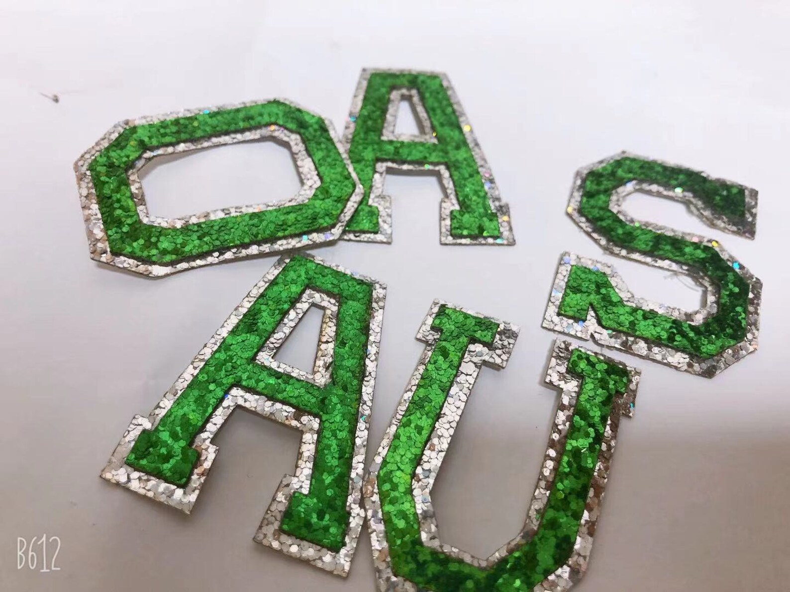 Sequins Letters or Numbers Embroidered Letters Applique Patch - Etsy