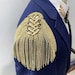 A Pair Tassels Epauletshandmade Epauletsgold Studs Shoulder - Etsy