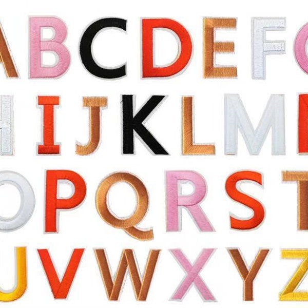 Embroidered Letters - Etsy