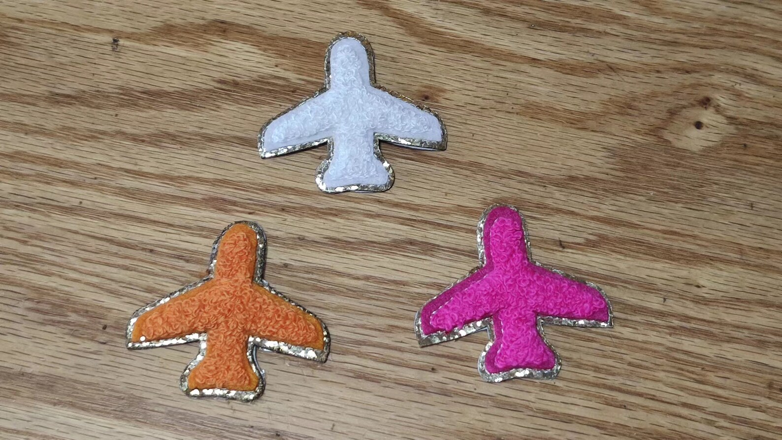 Sticker Colorful Chenille Embroidered Hearts or Stars or Rainbow Patch ...