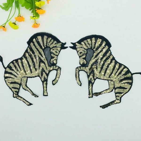 Zebra Applique - Etsy