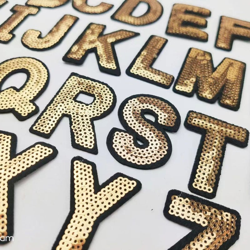 Applique Sequin Letters - Etsy