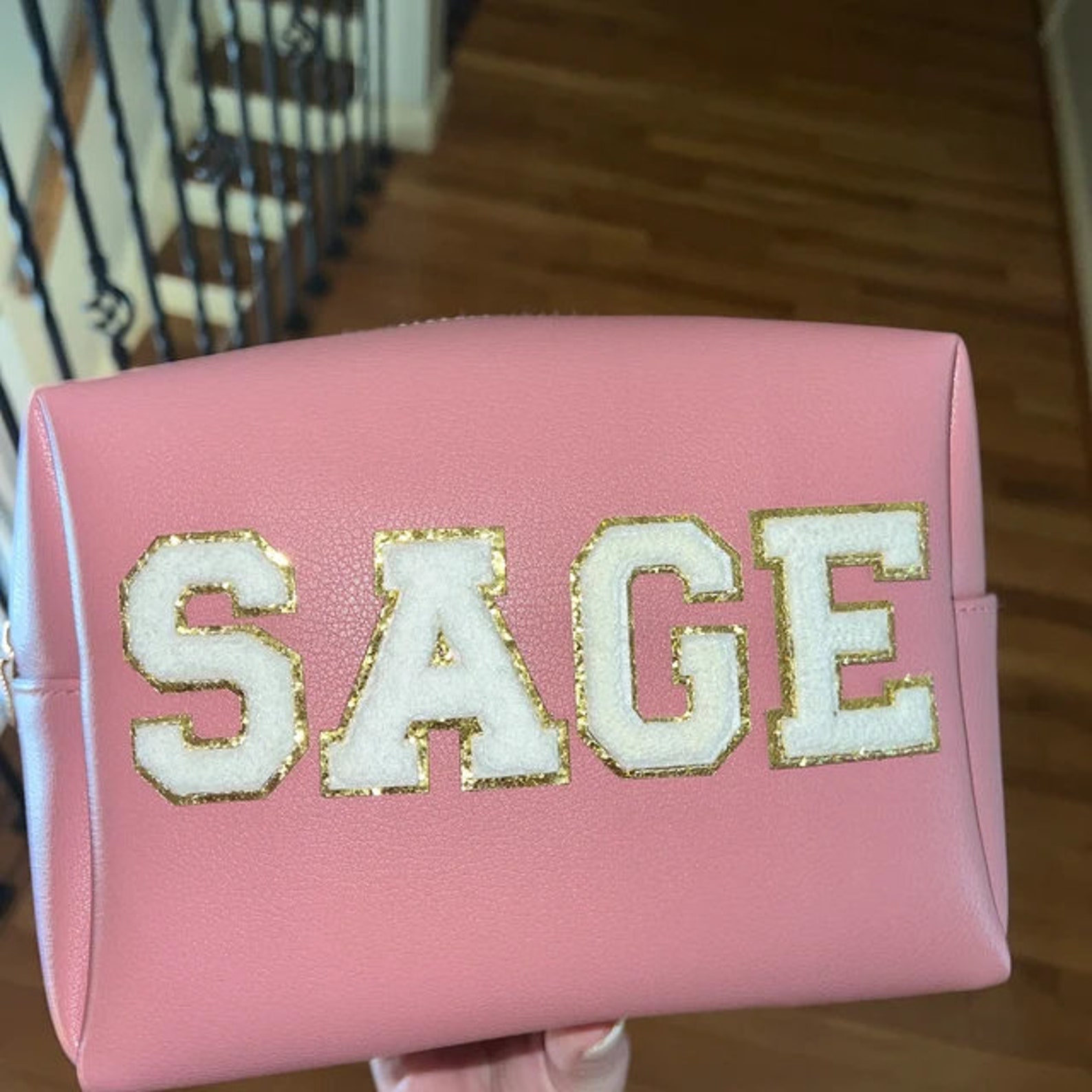 Sticker Colorful Chenille Embroidered Letters Patch Adhesive - Etsy