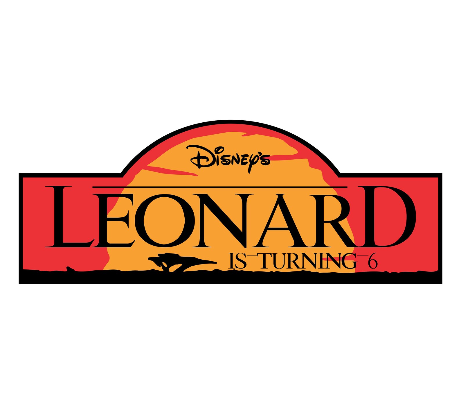 Lion King Sign Personalized in PNG. Lion King Name Birthday - Etsy