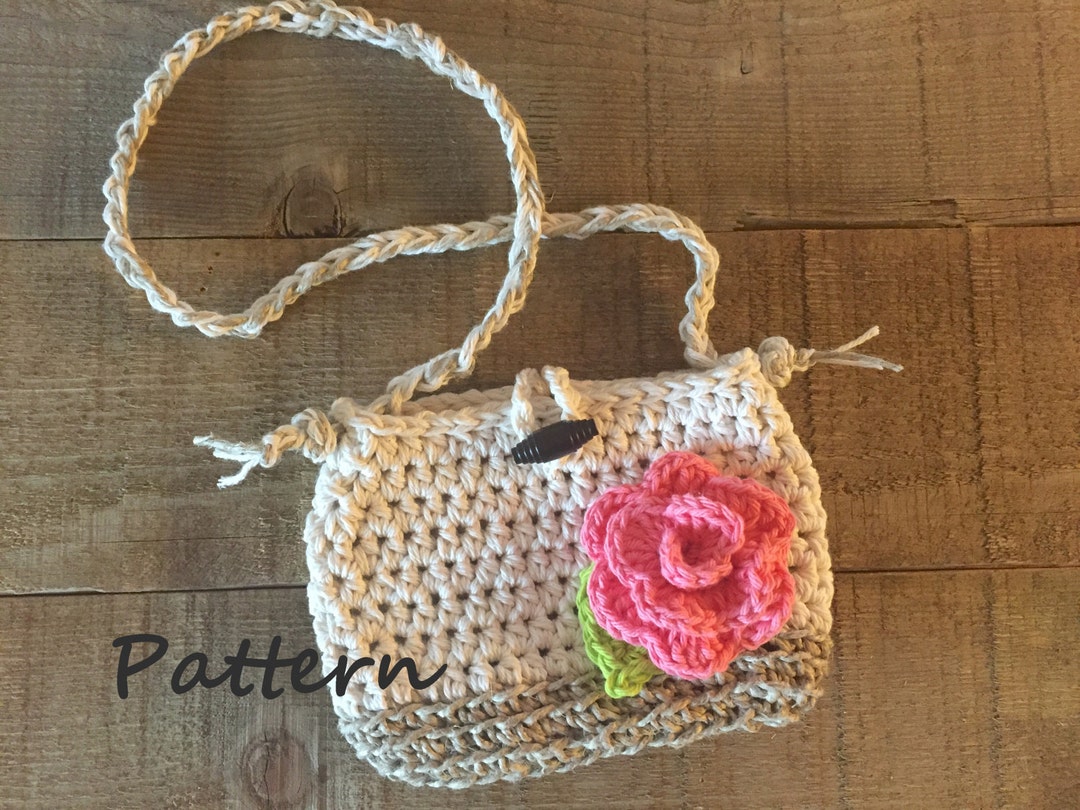 PDF Pattern, Crochet Girls' Spring Purse Pattern, Girls Accessory ...