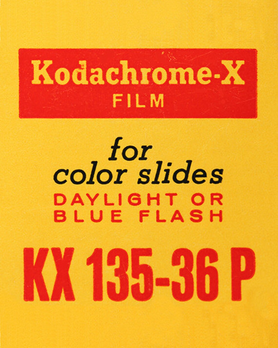 Kodak Kodachrome-x - Vintage Film Box - 35mm Film - Ilford Agfa - Art ...