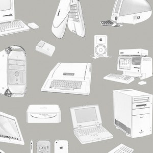 Evolution of the Apple Computer Poster - Computer Geek Art Print ...
