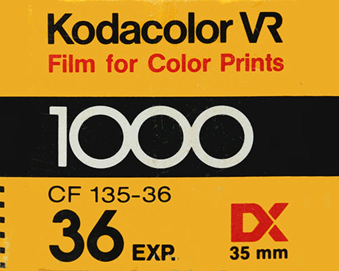 Kodak Kodacolor VR 1000 Vintage Film Box 35mm Film | Etsy