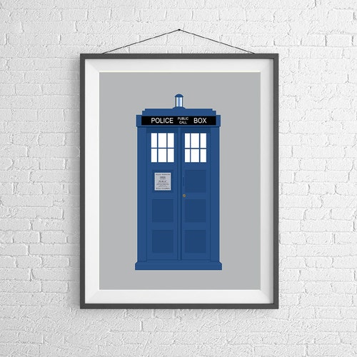 History of Tardis Dr. Who Art Print Wall Art - Etsy
