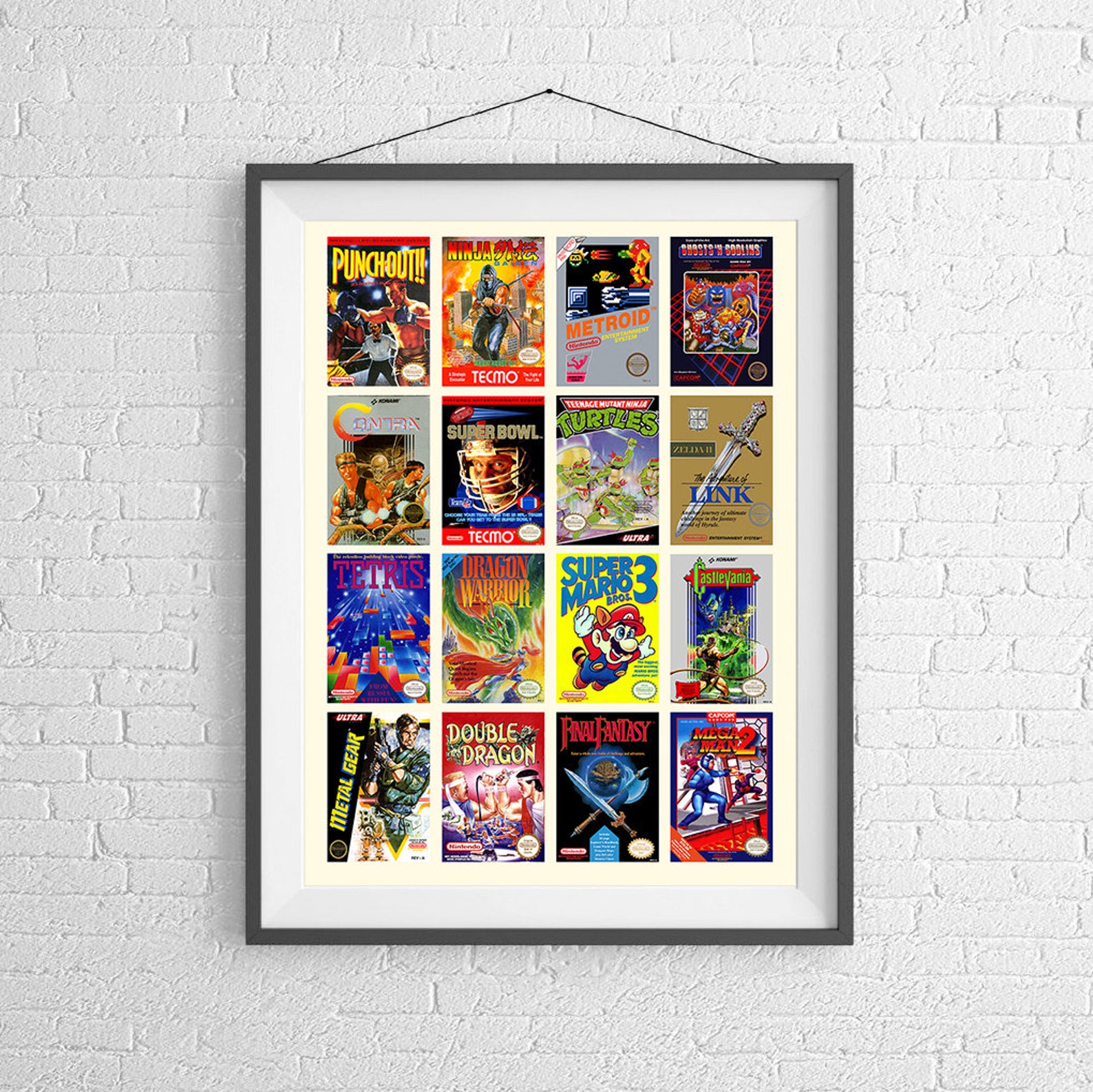 Nintendo Games Cover Poster Collection of the Best Video - Etsy