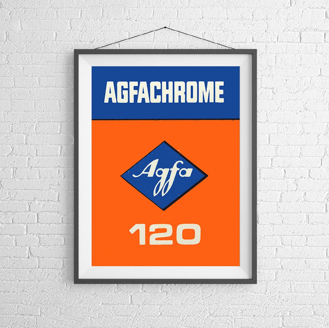 Agfa Agfachrome - Vintage Film Box - 35mm Film - Ilford Kodak - Art ...