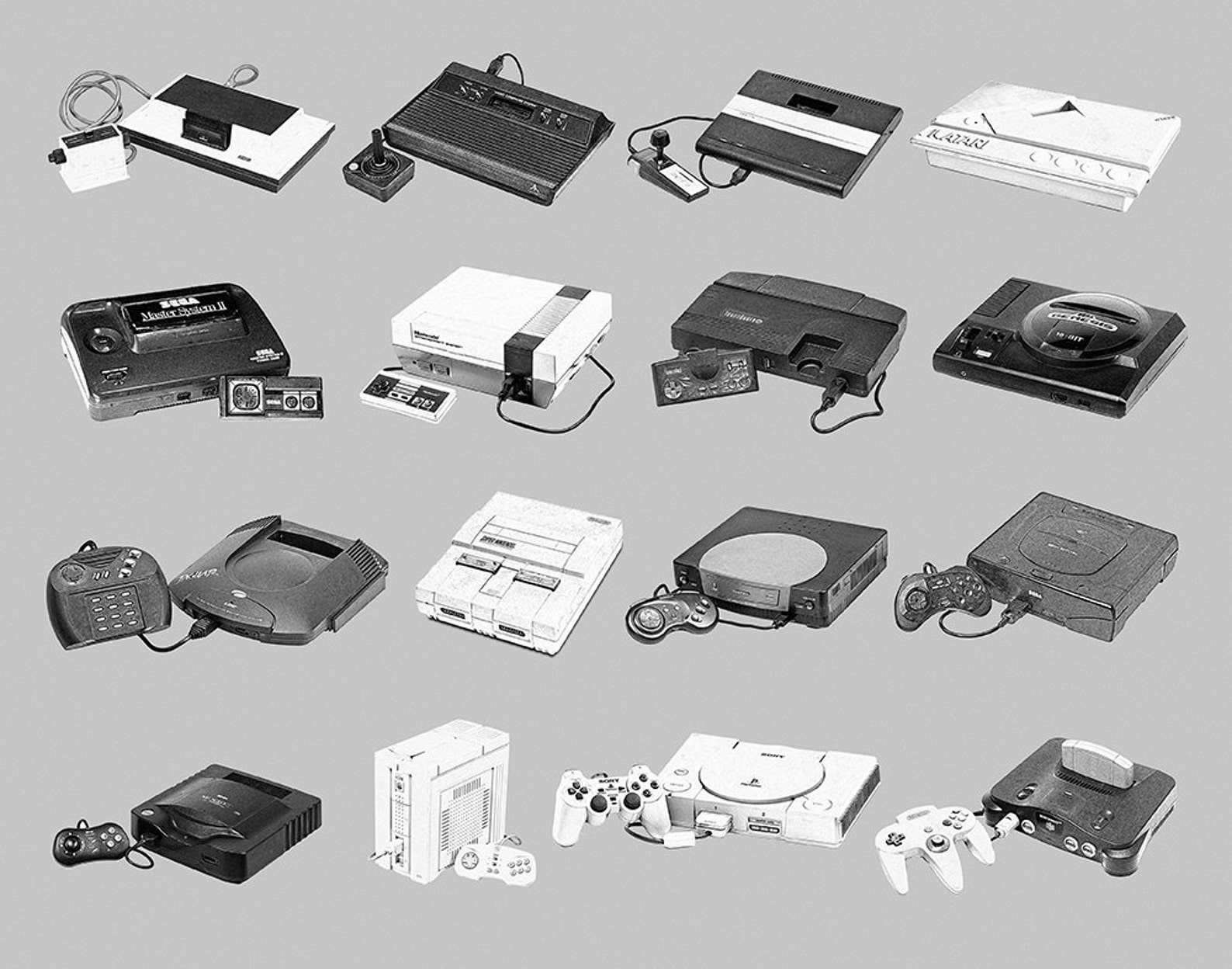 History of the Video Game Poster Video Game Art Video Game | Etsy