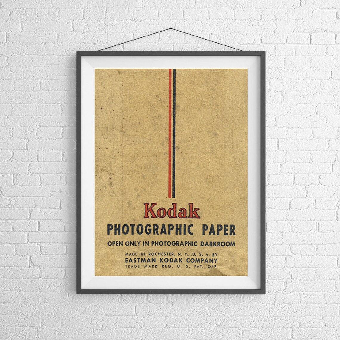 Kodak Photographic Paper - Vintage Film Box - 35mm Film - Ilford Agfa ...