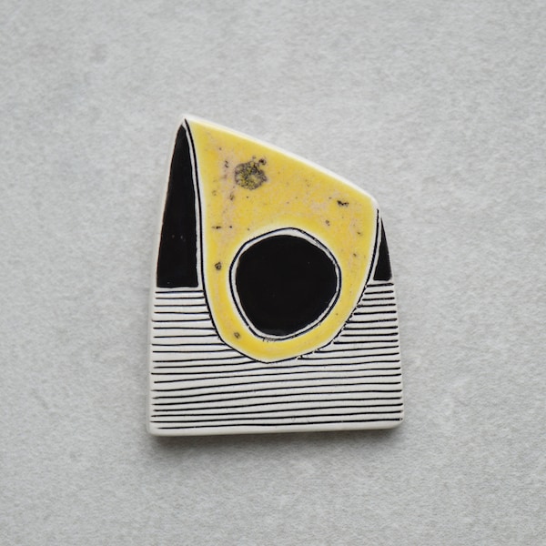 Ceramic Brooch - Etsy
