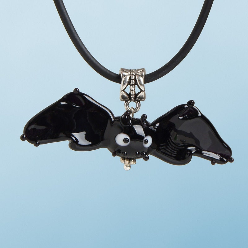 Bat Necklace - Etsy