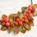 Rowanberry Necklace Orange Nature Jewelry Gift for Women Food Jewelry ...