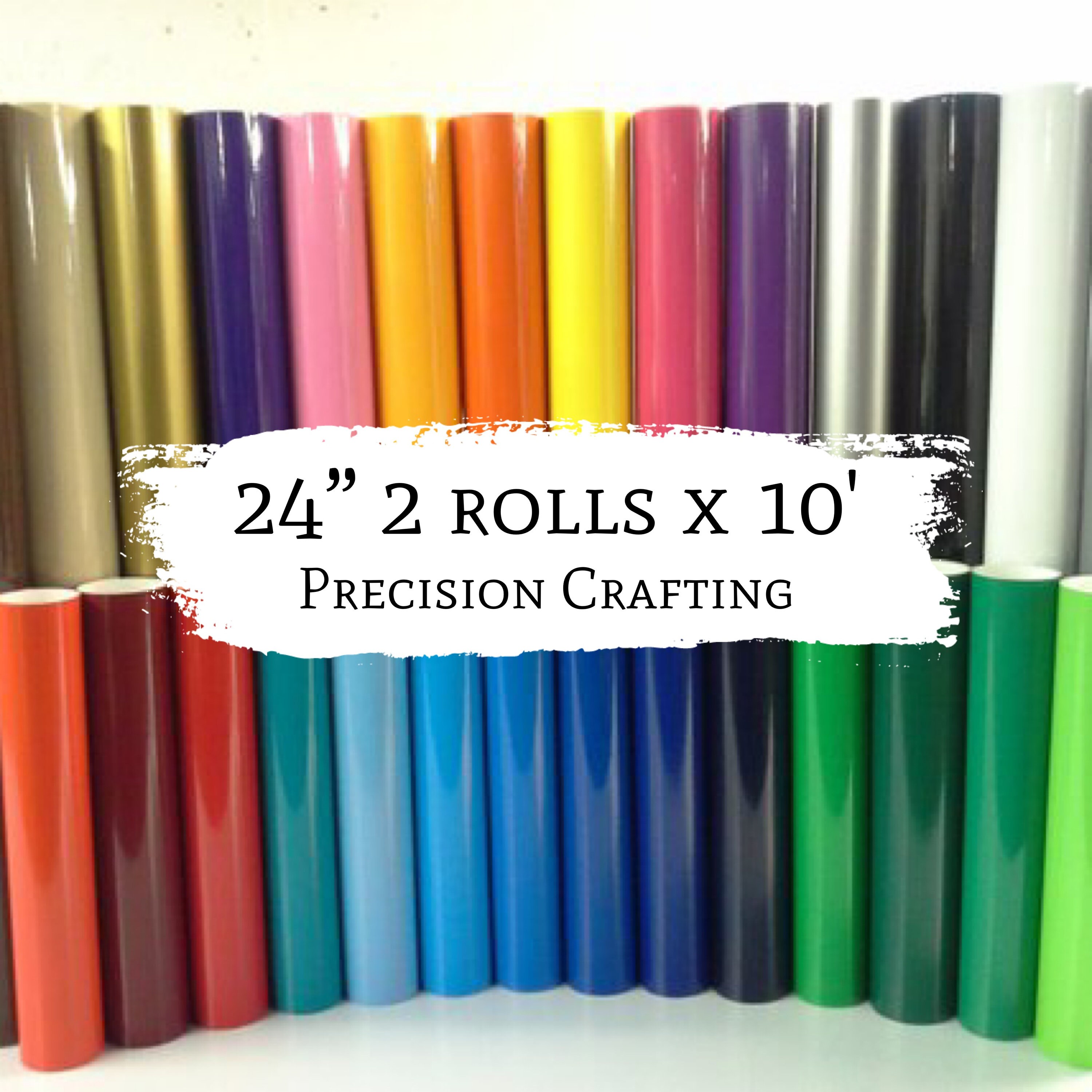 24 2 Rolls 10' Ea, 26 Colors to Choose From/hobby Vinyl self Adhesive ...