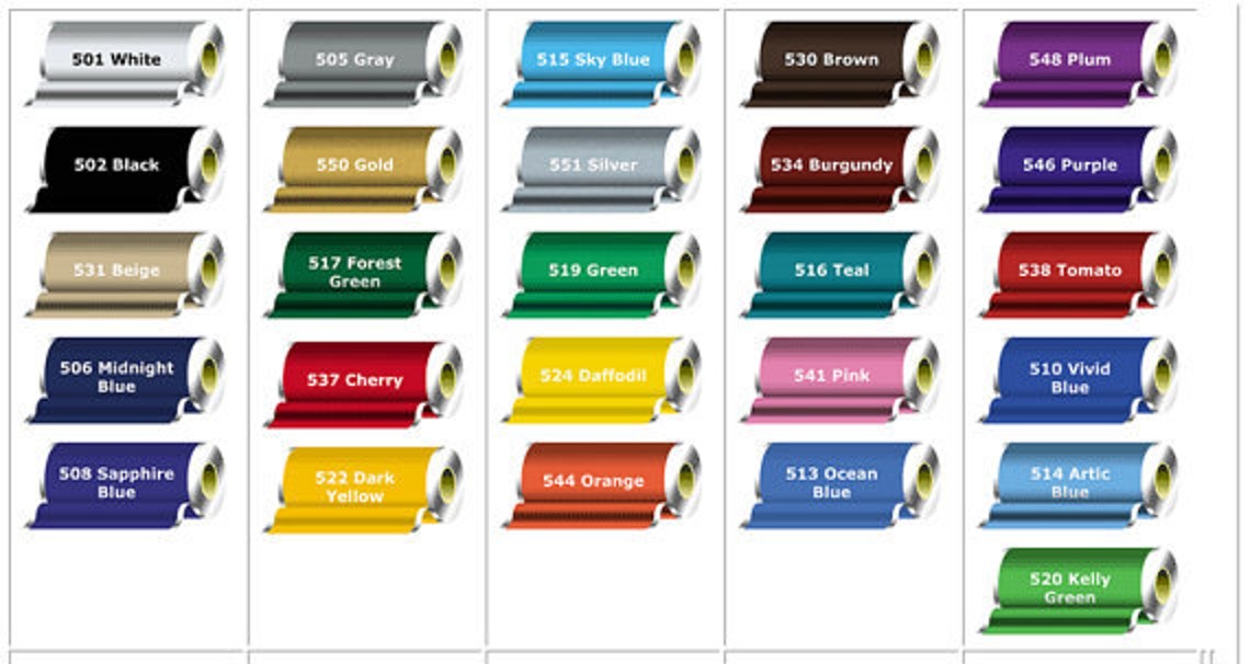 24 2 Rolls 10' Ea, 26 Colors to Choose From/hobby Vinyl self Adhesive ...