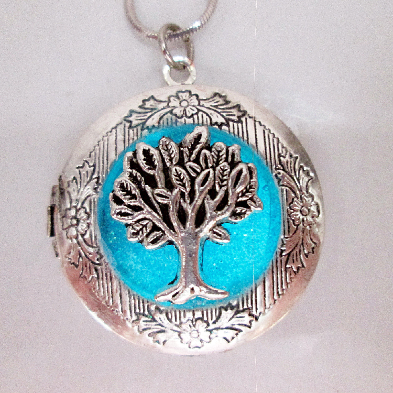 Tree of Life Locket Necklace Glow in the Dark Tree Locket | Etsy