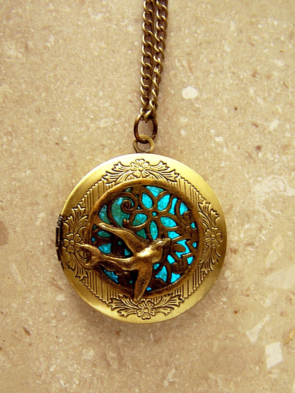Mockingbird Glowing Locket Glow in the Dark Mockingbird - Etsy