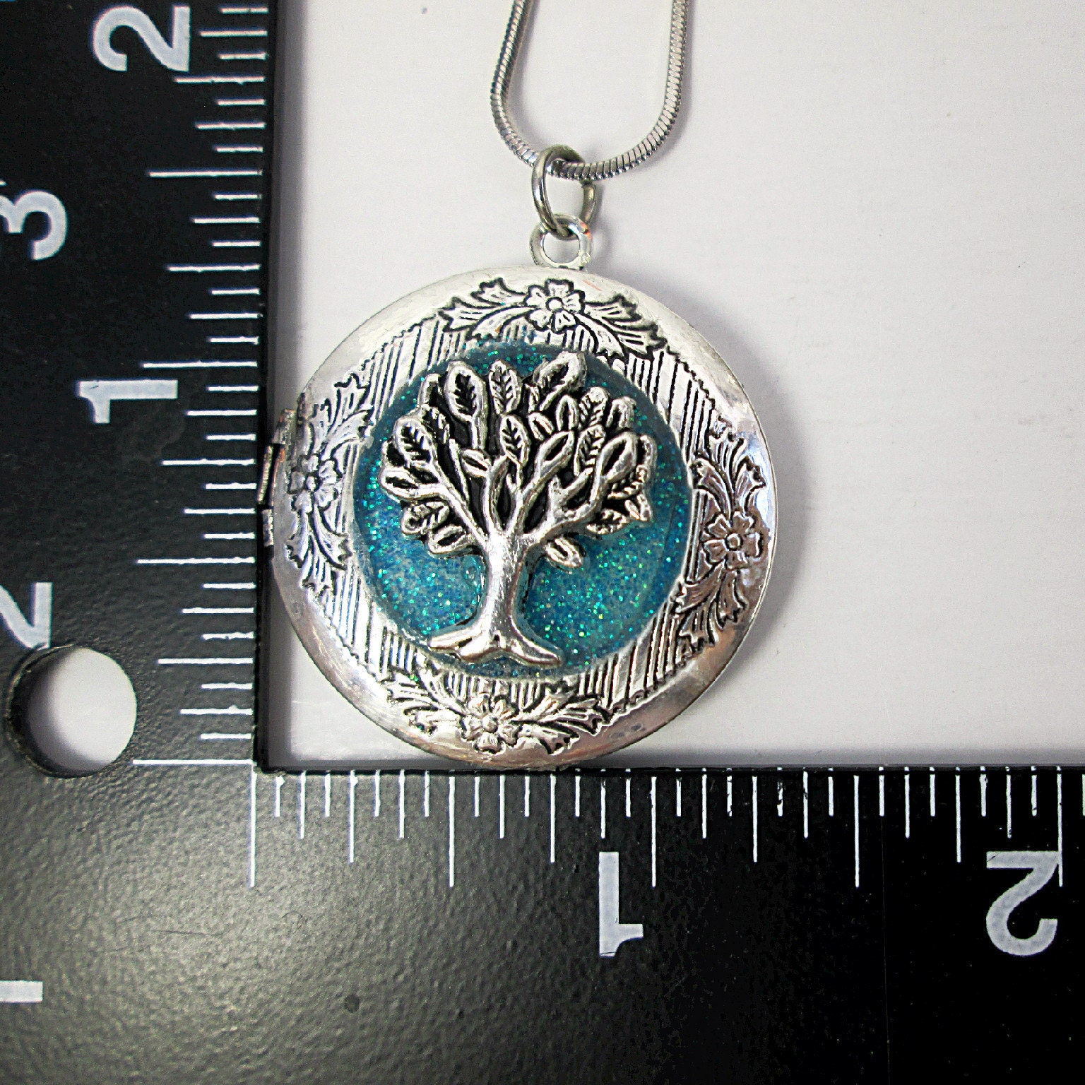 Tree of Life Locket Necklace Glow in the Dark Tree Locket | Etsy