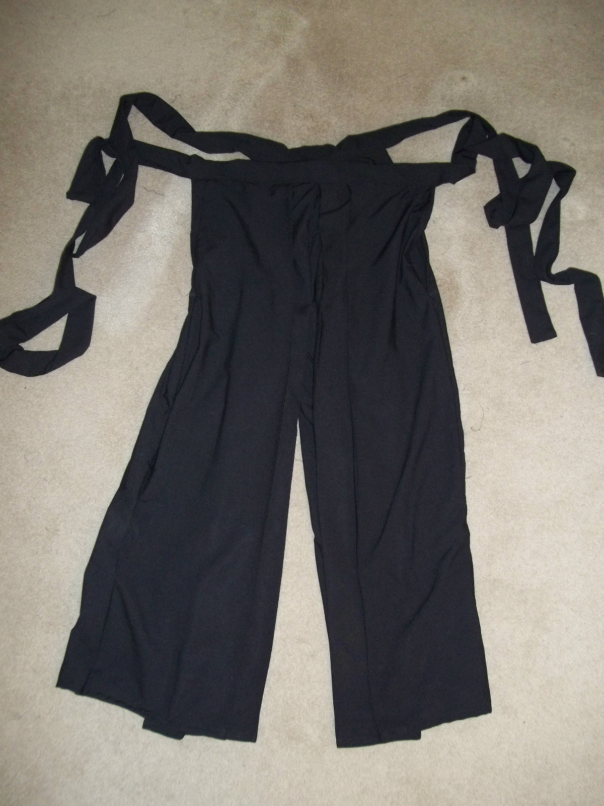 Japanese Ninja Pants Trousers Yoroi Hitatare + Kyahan Leggings Wraps ...