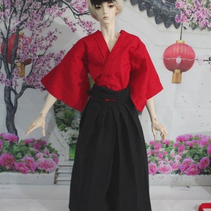 Custom Samurai or Japanese Kimono and Hakama Doll Clothes Made to Order ...