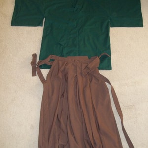 Custom Made to Order Traditional Japanese Samurai Hakama & Kimono ...
