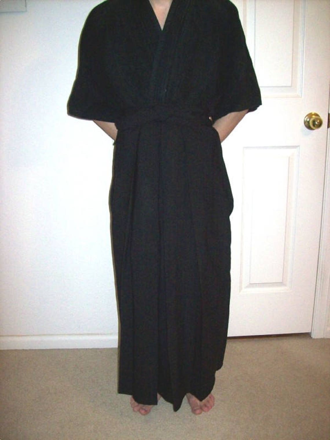 Japanese Ninja Pants Trousers Yoroi Hitatare + Kyahan Leggings Wraps ...