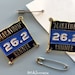 Marathon Runner Enamel Pin Badge, Marathon Gift, Gift for Runner ...