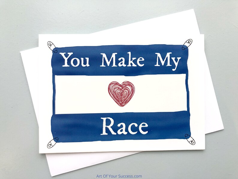 Selection of Valentine Cards for Runners Anniversary Card - Etsy