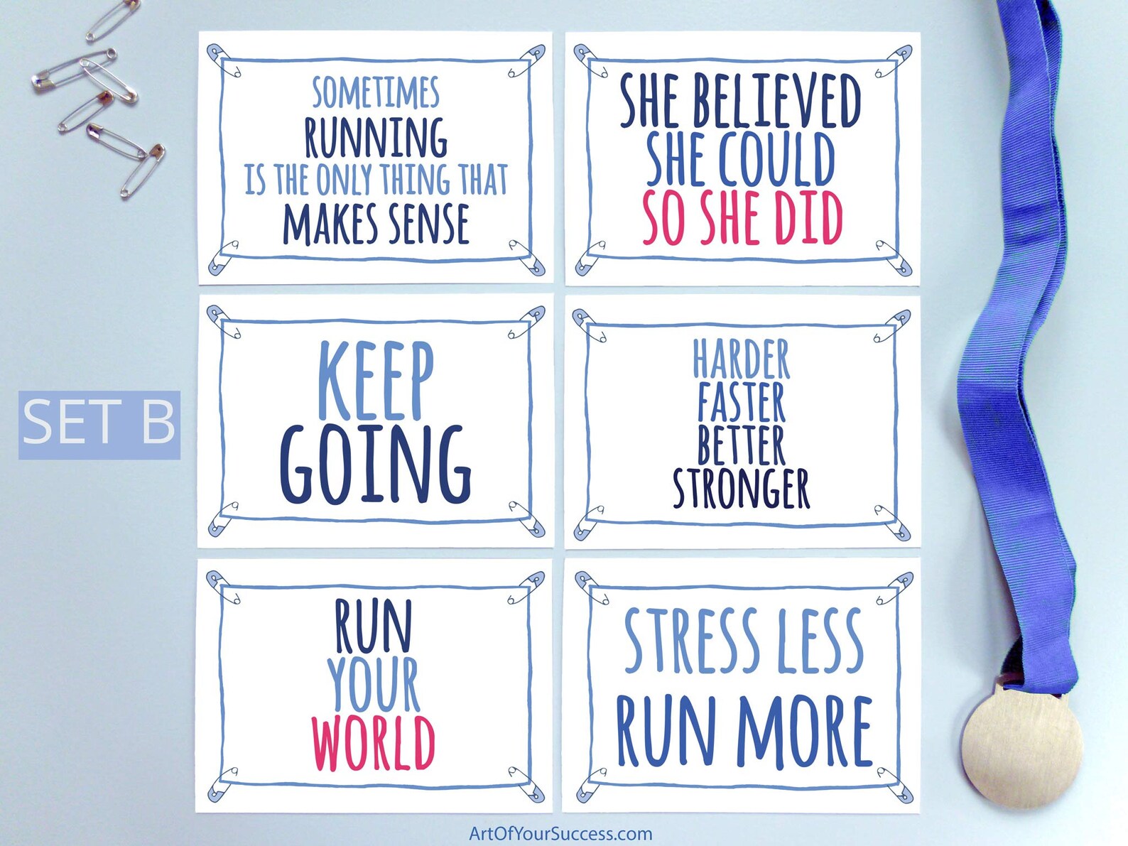 Inspirational Quote Postcards Set of Six Postcards - Etsy