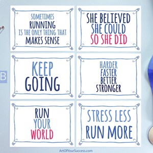 Inspirational Quote Postcards, Set of Six Postcards, Motivational Quote ...