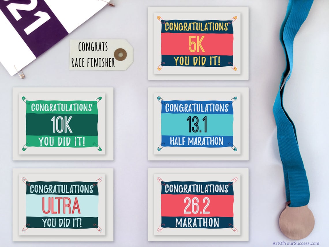 Congratulations Marathon Card, Marathon, 26.2, Marathon Card ...