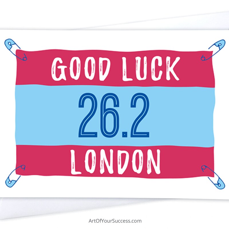 London Marathon Card - Etsy UK