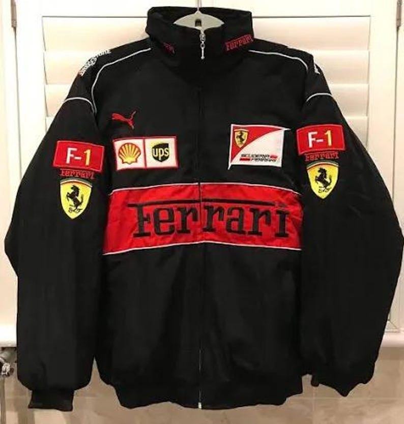 Ferrari Racing Jacket F1-formula 1 Vintage Unisex-track Limited-rare ...