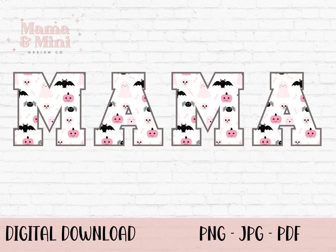 Ghost Spider Bat - Retro Halloween Mama PNG, Retro Halloween, Groovy ...