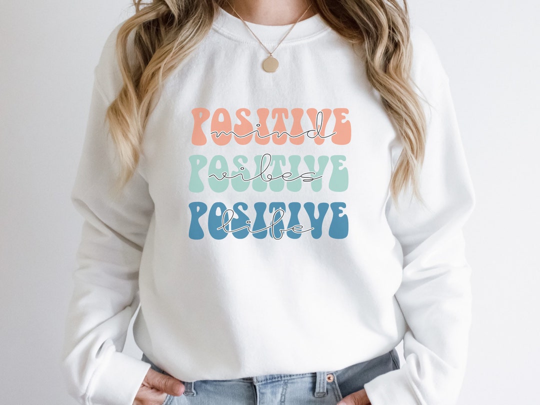 Positive Affirmation Mental Health Awareness Sweatshirt, Inspirational ...