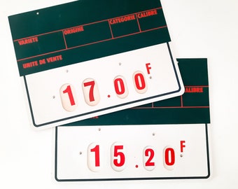 Vintage Price Sign - Etsy