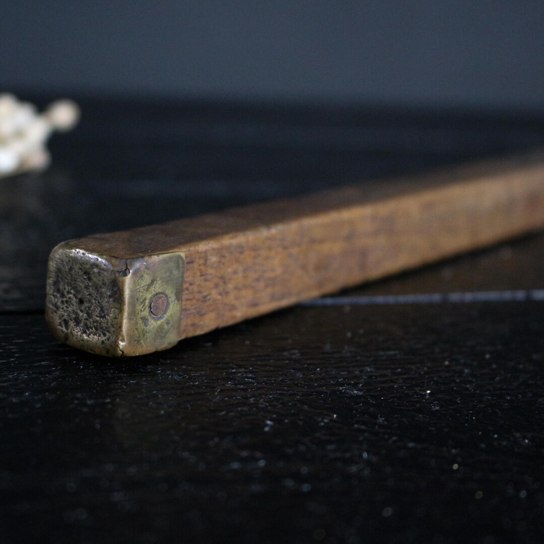 Antique French Half Meter 50cm Wooden Measure, Seamstress Ruler, Wooden ...